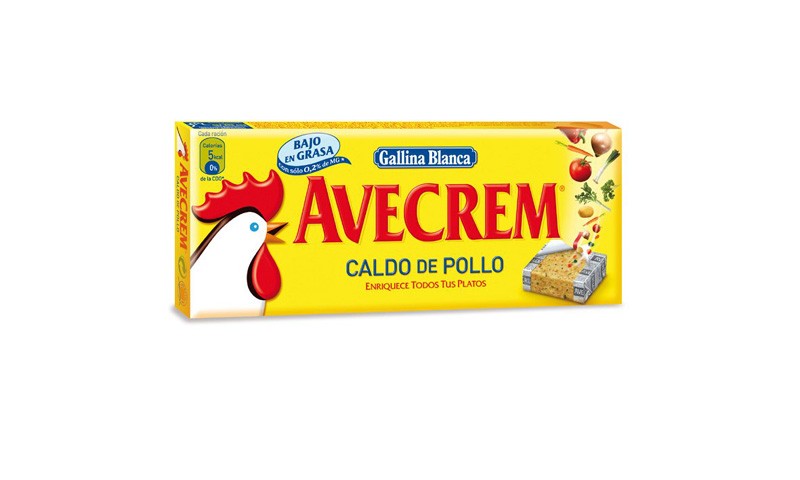 Caldo de Pollo Avecrem 12 pastillas