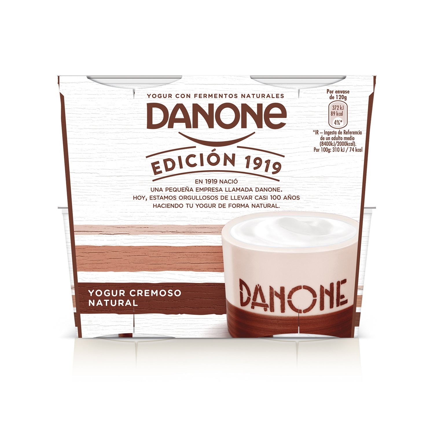 Danone 1919 Natural 4x100g.